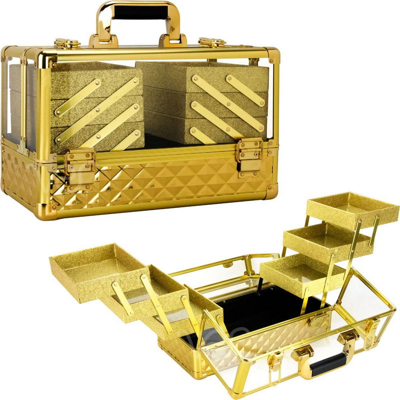 Gold Acrylic Case in Diamond Pattern – TOOTH KANDY